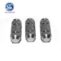 China Stainless Steel Blind Hole Insert Nut with Pineapple Knurl Pattern and Closed Blind Hole Design for Plastic Housing for sale