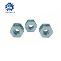 China Carbon Steel Hex Injection Molded Insert Nut with Knurled Anti-Rotation Structure and Precision Thread for Plastic Housing for sale