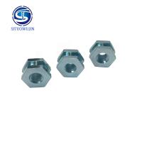 China Carbon Steel Hex Injection Molded Insert Nut with Knurled Anti-Rotation Structure and Precision Thread for Plastic Housing for sale
