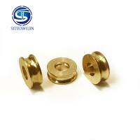 China Precision Brass Guide Pulley with Wear Resistant and Corrosion Resistant Copper Track Roller Wheel for sale
