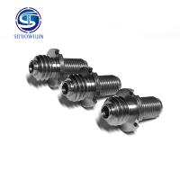 China Full Thread Penetrating Through Hole Screw with Hollow Through Bore Structure and Precision CNC Machining for sale
