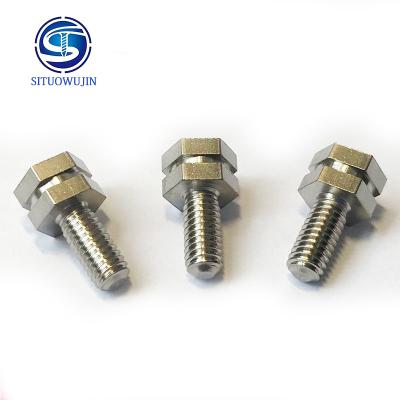 China Hexagon External Pre-embedded Screw with Anti-rotation Hexagonal Structure for High Embedding Stability and Precision Thread Machining for sale