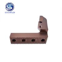 China Aluminum Alloy Anodized CNC Machined Bent Bracket and Curved Support Arm for Industrial Automation Equipment for sale