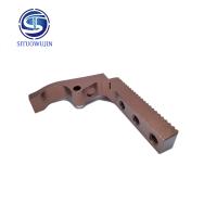 China Aluminum Alloy Anodized CNC Machined Bent Bracket and Curved Support Arm for Industrial Automation Equipment for sale