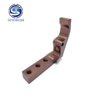 China Aluminum Alloy Anodized CNC Machined Bent Bracket and Curved Support Arm for Industrial Automation Equipment for sale