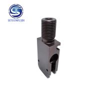 China Custom Anodized Color Aluminum Alloy Clamp Connecting Head Precision CNC Machining Locating Clamp Joint for Automation Jigs for sale