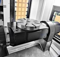 China Horizontal 5 Axis Machining Center Heavy Duty Machining Center With AC / BC Cradle Table for sale