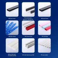 China Plastic Extrusion Profile for Construction Screen Window L Shape PVC Rigid Plastic for sale