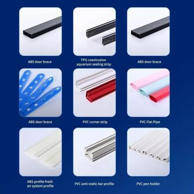China Plastic Extrusion Profile for Construction Screen Window L Shape PVC Rigid Plastic for sale