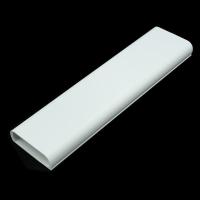 China Top Quality PVC Wall Track Channel Duct Slotted Shaped PVC Trunking for sale