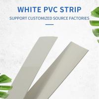 China White Smooth Trim PVC Plastic Decorative Tape ABS Strips for sale