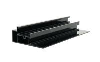China PVC Rigid Profile Glossy Black ABS PP Pet Nylon Extrusion Plastic for sale