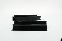 China PVC Rigid Profile Glossy Black ABS PP Pet Nylon Extrusion Plastic for sale
