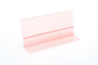 China Pink PVC Profles Customized Extruded Factory Plastic Profiles for sale