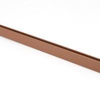 China Extrusion PVC Flat Bar Black Solid Liner Plastic Strip Profile for sale