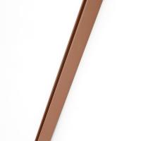 China Extrusion PVC Flat Bar Black Solid Liner Plastic Strip Profile for sale