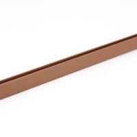 China Extrusion PVC Flat Bar Black Solid Liner Plastic Strip Profile for sale