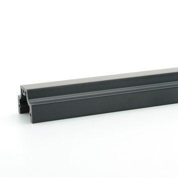 China Flexible High Gloss PE Profile Black Furniture U Channel Extruded Plastic Profiles Plastic Customized for sale