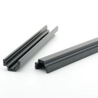China Flexible High Gloss PE Profile Black Furniture U Channel Extruded Plastic Profiles Plastic Customized for sale