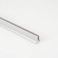 China Medical Equipment White Plastic U Channel Trim Deformation Resistant Plastic Angle Trim for sale