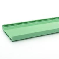 China Green UPVC Trim Plastic Profile Extrusion Customized PVC Plastic Extrusion Profile for sale