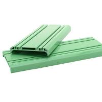 China Green UPVC Trim Plastic Profile Extrusion Customized PVC Plastic Extrusion Profile for sale