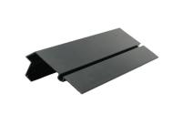 China Black Custom Square PVC Profile Strip For Transportation Plastic Profiles Customized for sale