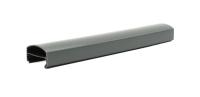 China Black Custom Square PVC Profile Strip For Transportation Plastic Profiles Customized for sale