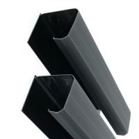 China PVC White U Type Channel to Protect Construction Plastic Profile for sale
