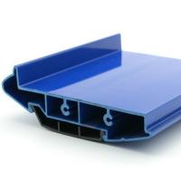 China Exterior Customized Color PVC U Channel Hotel U Shaped Plastic Channel Plastic Profiles for sale