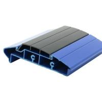 China Exterior Customized Color PVC U Channel Hotel U Shaped Plastic Channel Plastic Profiles for sale