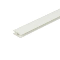 China Custom PVC Plastic H furniture Edge Banding Profile H Shaped Channel Profile for Glass for sale