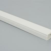 China 16 X 16 PVC Trunking Cable Channel Sticker Adhesive PC PE Co Extrusion Plastic Profile Customized for sale