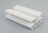 China Rigid PVC Profiles Complex Extrusion Square Channel Plastic Customized for sale