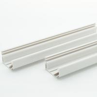 China White Plastic PVC Profile Building Construction Flexible Profiles Extrusion for sale