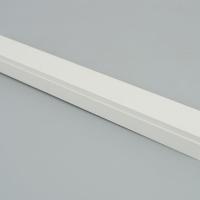 China 2024 White PVC Square Tube Plastic Channel Protective Sleeve for sale