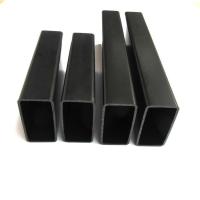 China Rigid PVC Customized Size Square Tube Hollow Channel Plastic Profiles for sale