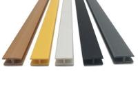 China H PVC Hard Plank Backplane Bar H-Type Plastic Clamp Profile Customized for sale