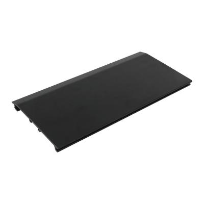 China Decorative PVC Wall Trim Black Strip Plastic Profiles Customized for sale