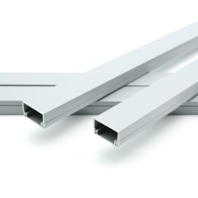 China Customized Size PVC Cable Trunking Set Plastic Profiles for sale