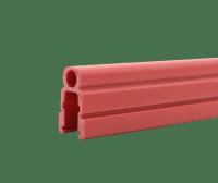 China Hard Plastic Extrusion Glass Bracing PVC Profile Profiles Customized for sale