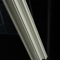 China Extrusion PVC Profile Plastic Strip Channel Grey for sale
