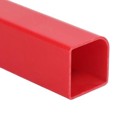 China PVC Square Tube Decorative PVC Profiles for sale