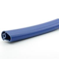 China Black Customizable Wide PVC Profile for Industrial Use for sale
