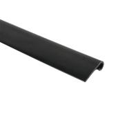 China Black Customizable Wide PVC Profile for Industrial Use for sale