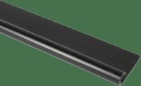 China Customizable Wide PVC Profile for Industrial Settings Black Plastic Customized for sale