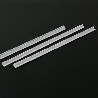 China Extruded Plastic PVC Decorative Strip Profile White Plastic Customized for sale