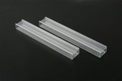 China Extruded Plastic Square Tube Profile Plastic Profiles Customized for sale