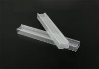 China Extruded Plastic Square Tube Profile Plastic Profiles Customized for sale