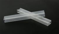 China Extruded Plastic Square Tube Profile Plastic Profiles Customized for sale